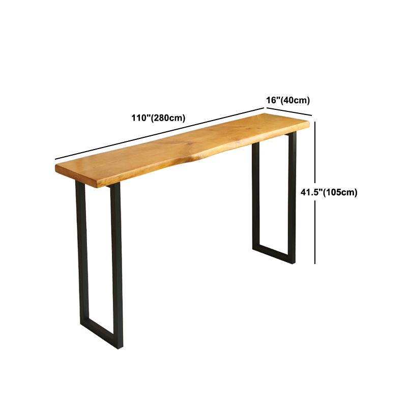 Indoor Solid Wood Counter Wine Table Modern Sled Natural Bar Height Pub ... Indoor Solid Wood Counter Wine Table Modern Sled Natural Bar Height Pub ...